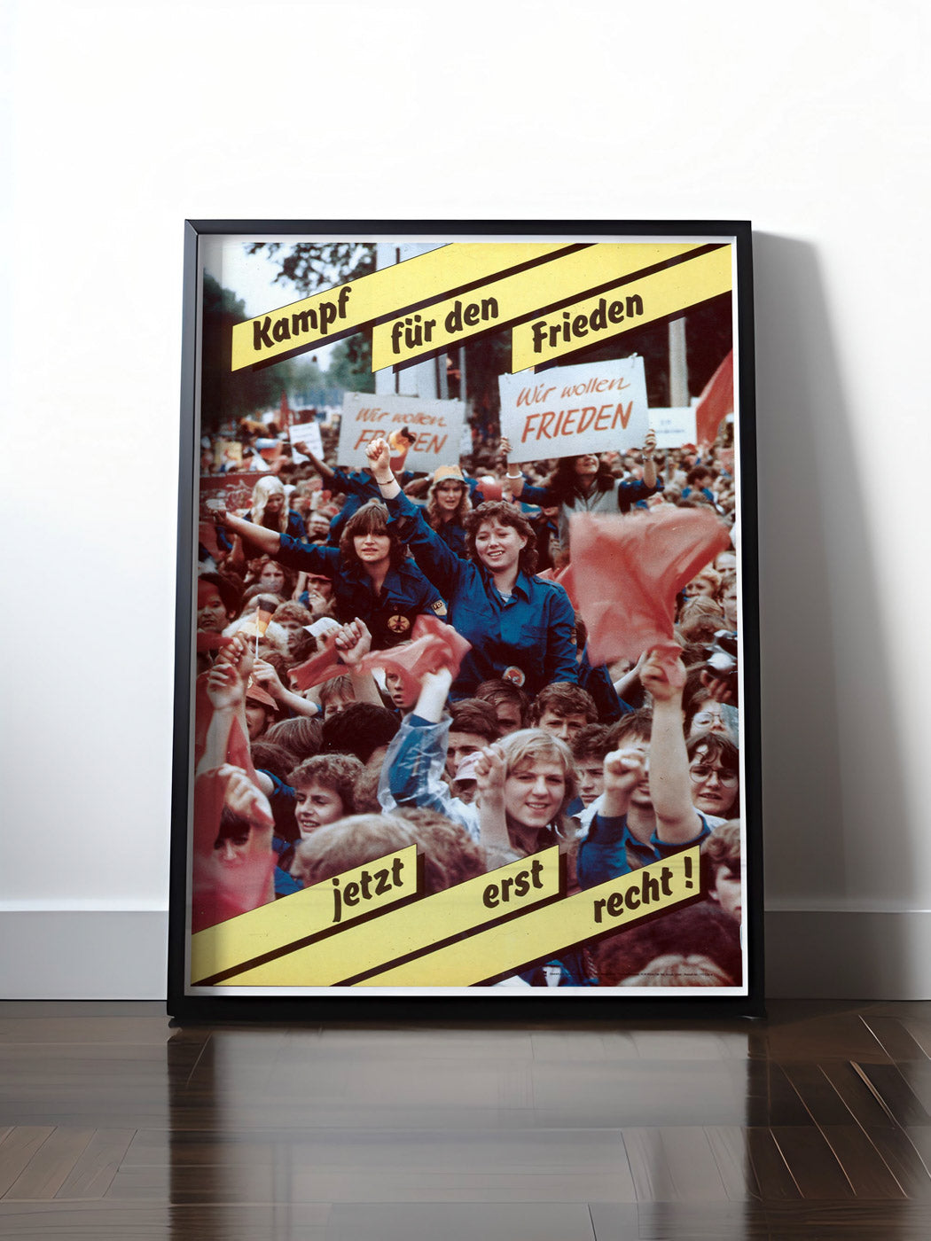 Historisches DDR Poster (A4 | A3 | A2 | A1) • DDR: KAMPF FÜR DEN FRIED ...